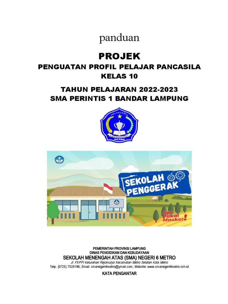 @panduan Projek - Sma Negeri 6 Metro | PDF