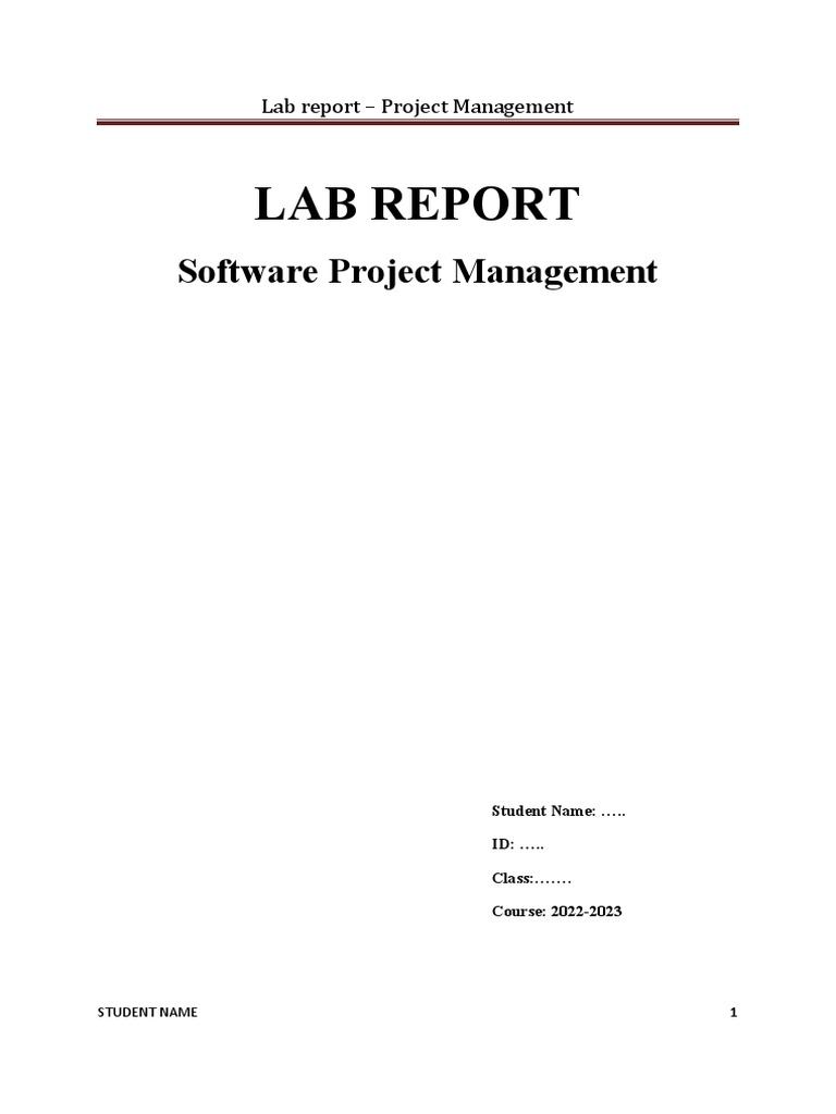 Lab Template | PDF