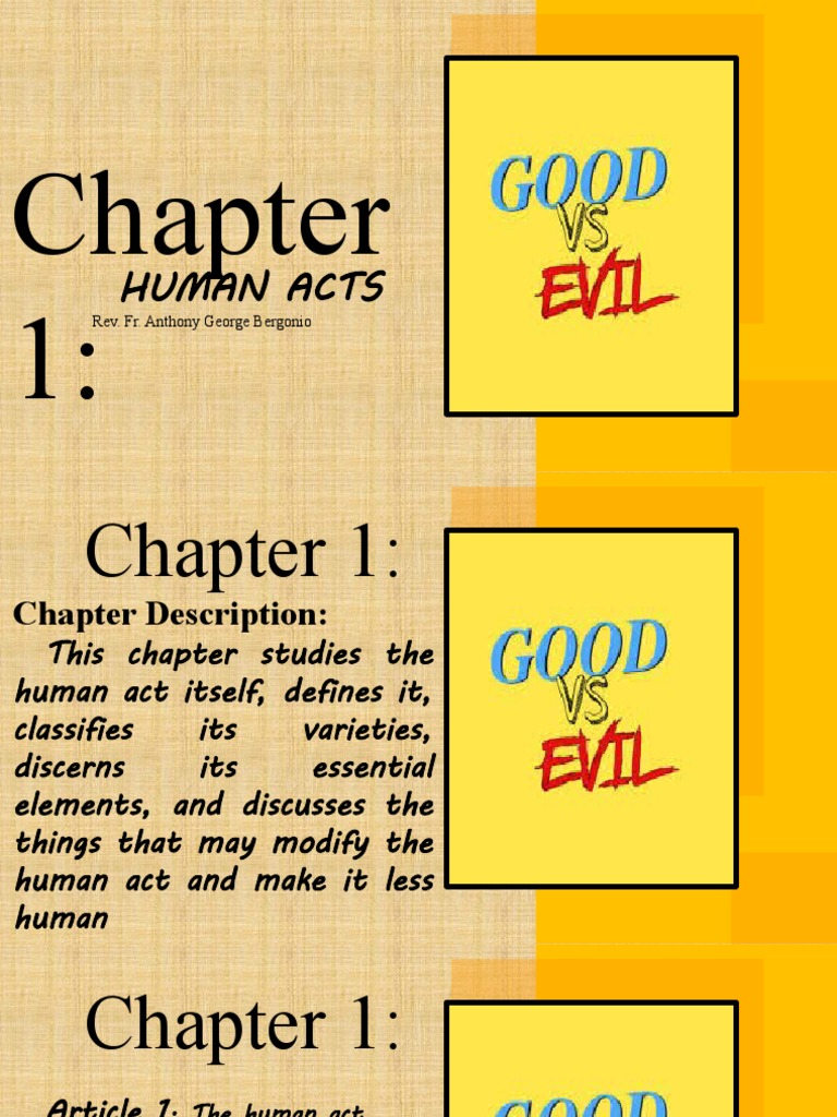 CHAPTER 1 Article 1 | PDF | Intention | Reason