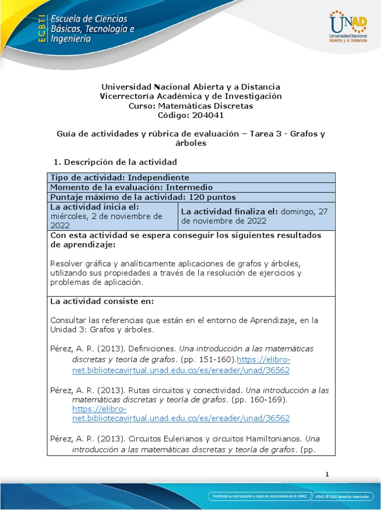 Guía de actividades y rúbrica de evaluación - Unidad 3 - Tarea 3 ... Guía de actividades y rúbrica de evaluación - Unidad 3 - Tarea 3 ...
