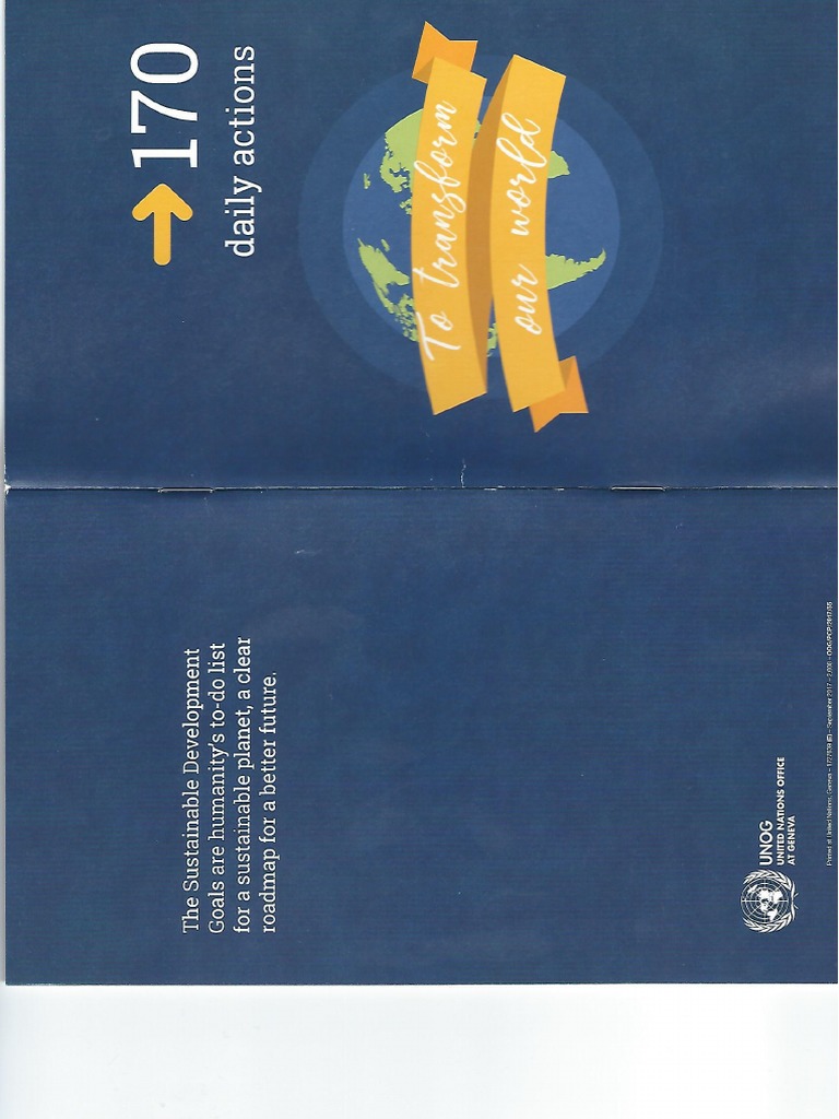 170 Daily Actions SDGs | PDF