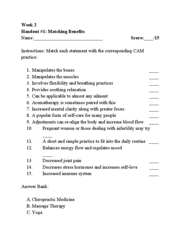 Unit 6 Handouts Pdf