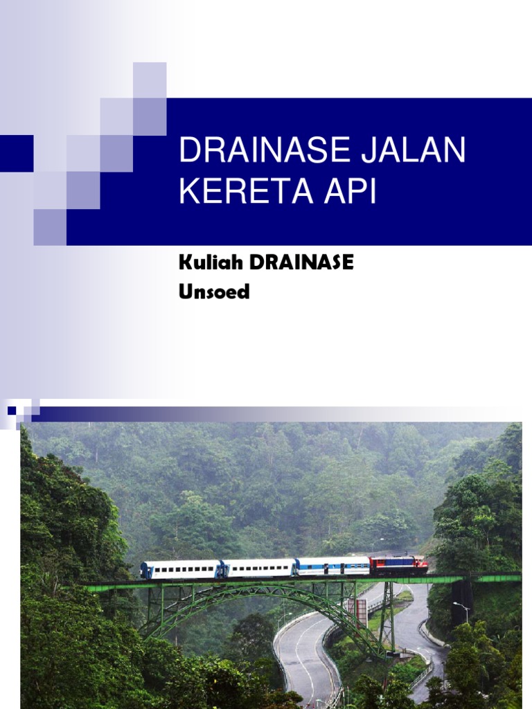 Drainase Jalan Rel | PDF