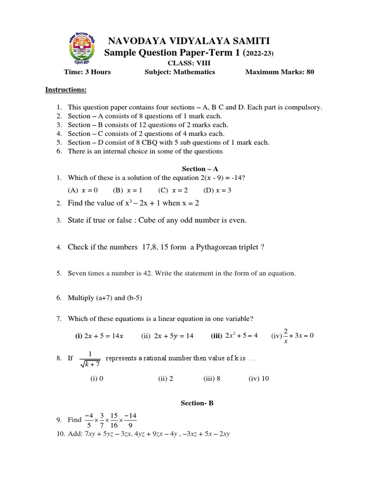 Sample QP Cl8m | PDF