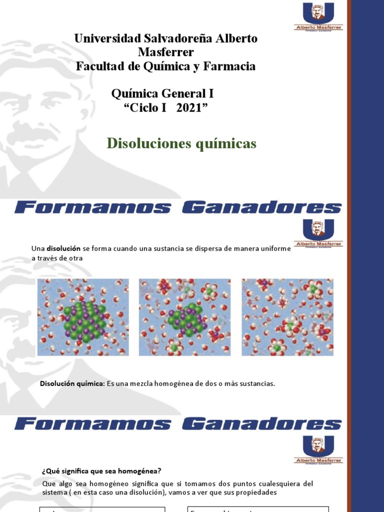 Unidad Vii Disoluciones Quimicas | PDF | Ciencia y matemáticas