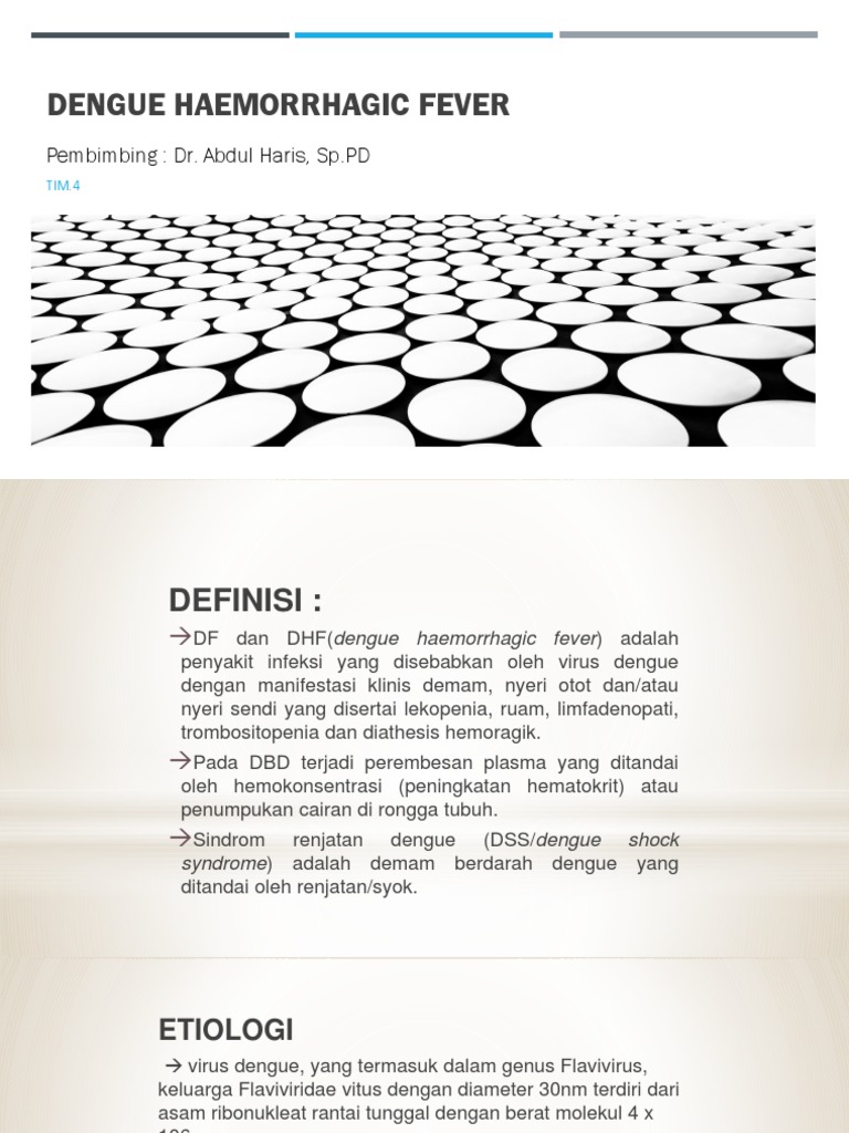 Demam Berdarah Dengue - 1 | PDF