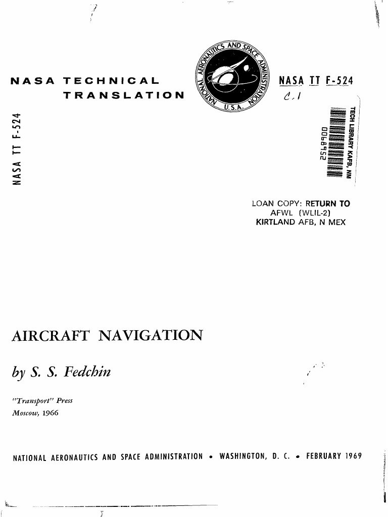 Aircraft Navigation NASA Book | PDF | Compass | Geography