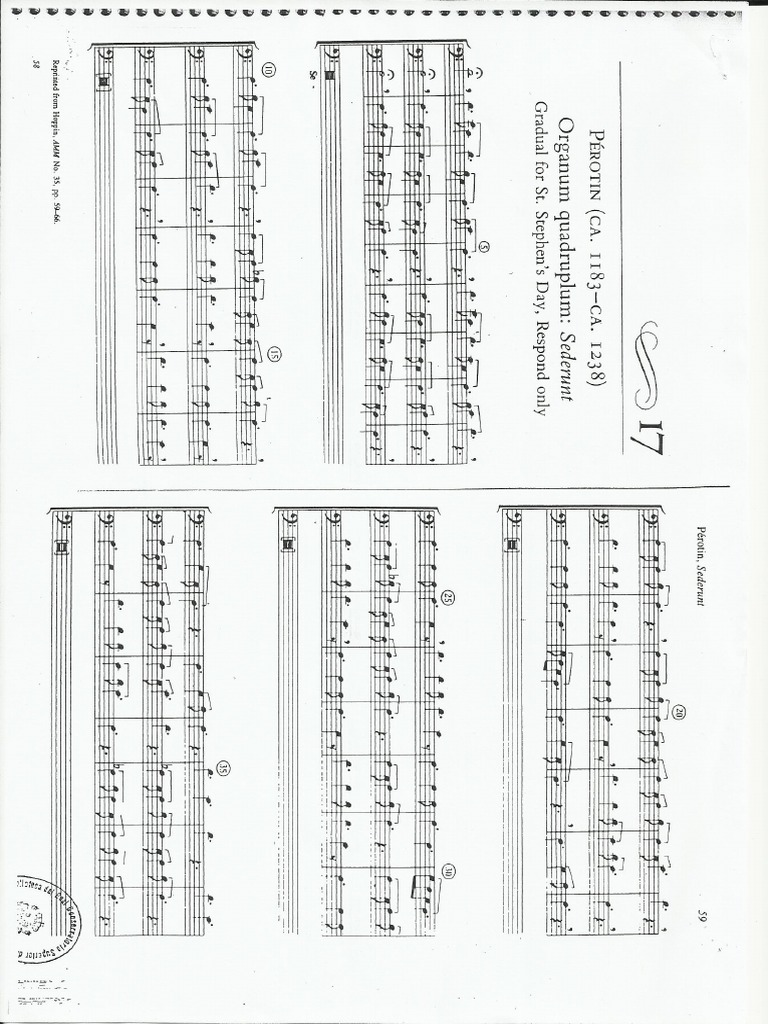PÉROTIN, Sederunt | PDF