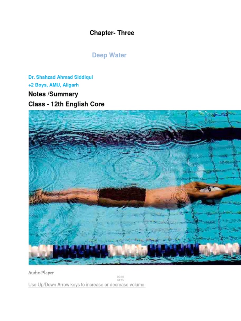 Chapter-Three: Deep Water | PDF