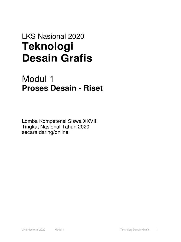 Modul 1 - Proses Desain - Riset | PDF
