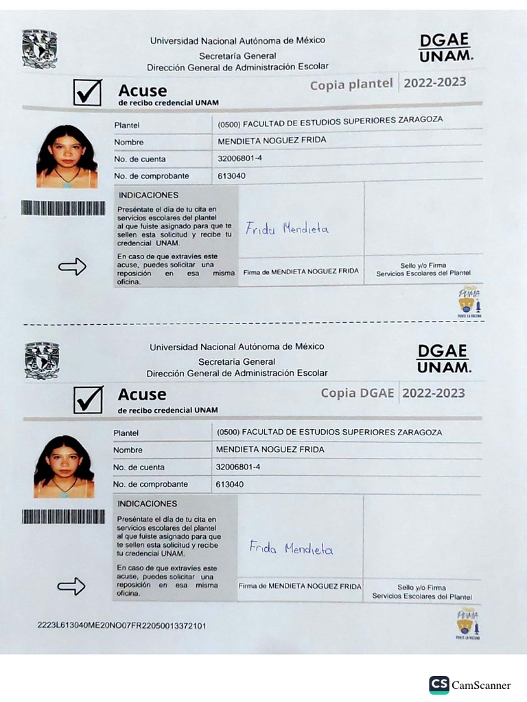 Acuse de Recibo de Credencial | PDF