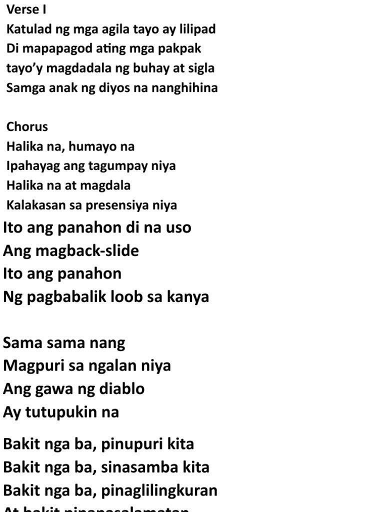 Katulad NG Mga Agila | PDF