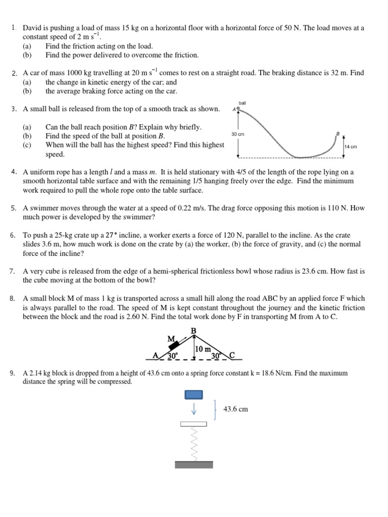 IJSO Energy Exercise-Numbered | PDF