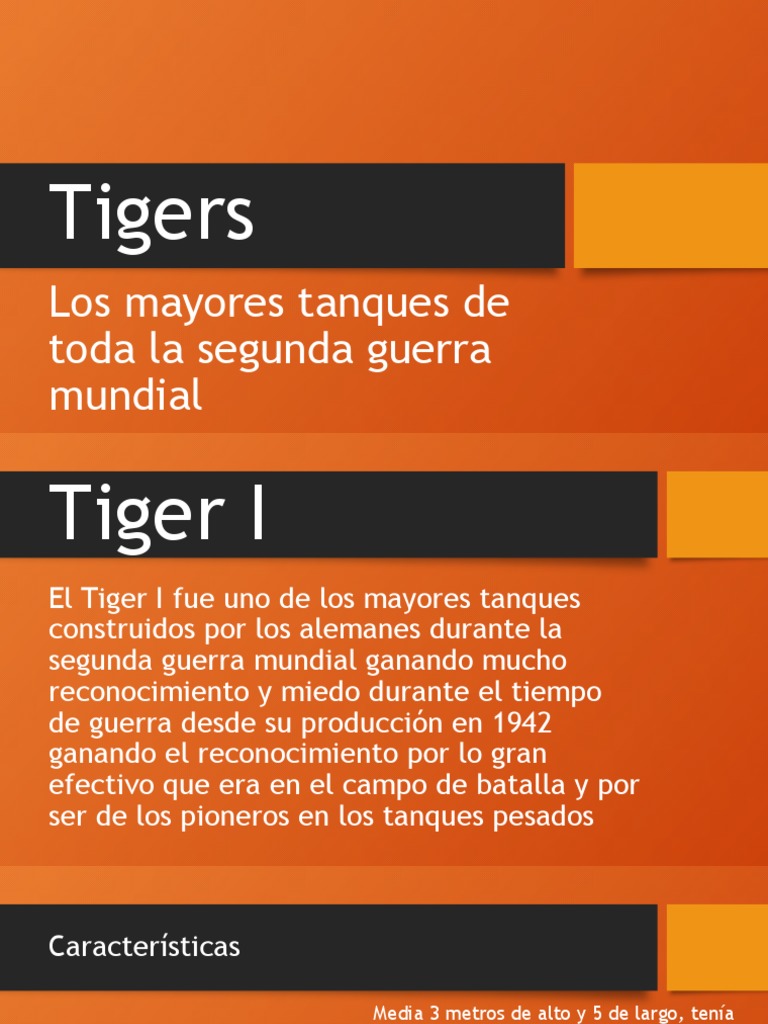 Presentación Tigers | PDF