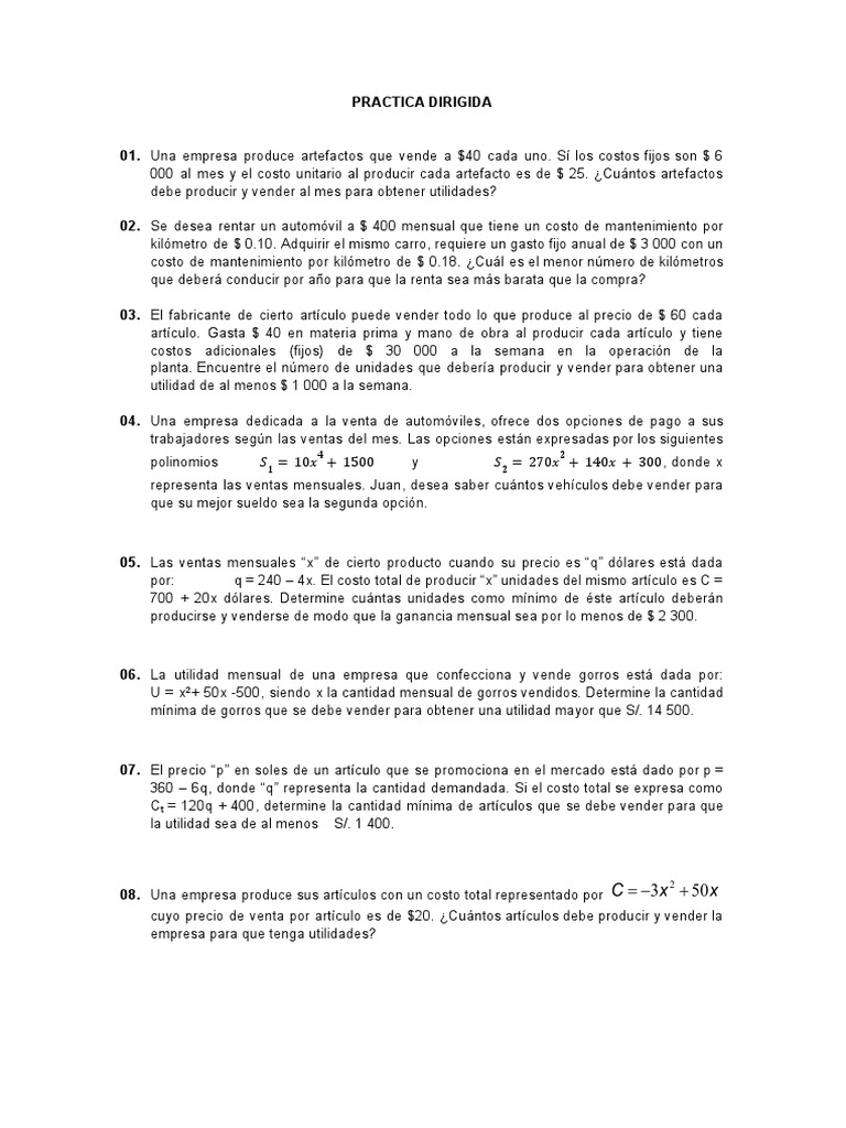 Daniel Quispe Villena - Practica - 02 | PDF | Economias