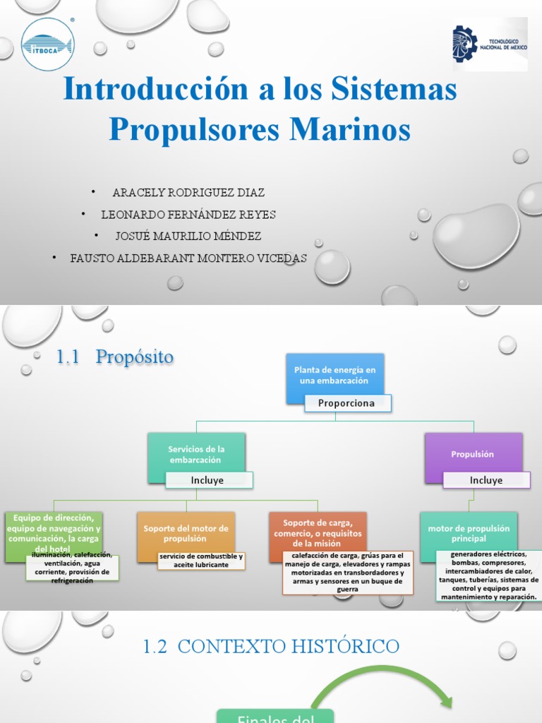 Introducción Sistemas Propulsores Marinos | PDF | Máquina de vapor ...