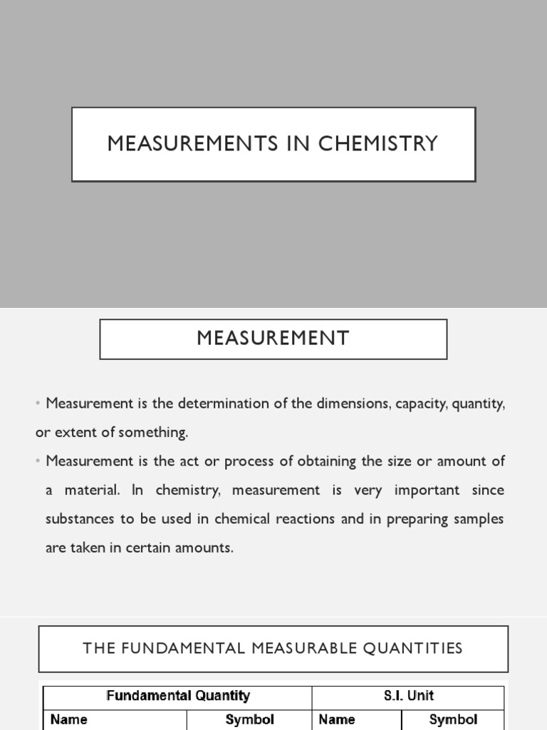 Measurement Pdf