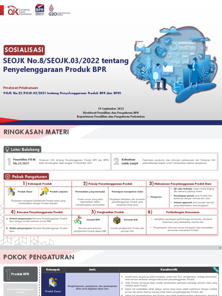 SEOJK Produk BPR | PDF