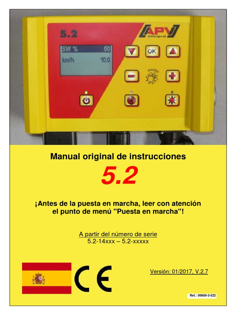 Manual Monitor APV 5.2 | PDF | Corriente eléctrica | Calibración