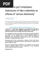 Compensatory Time-Off (Cto) | PDF | Government | Labor