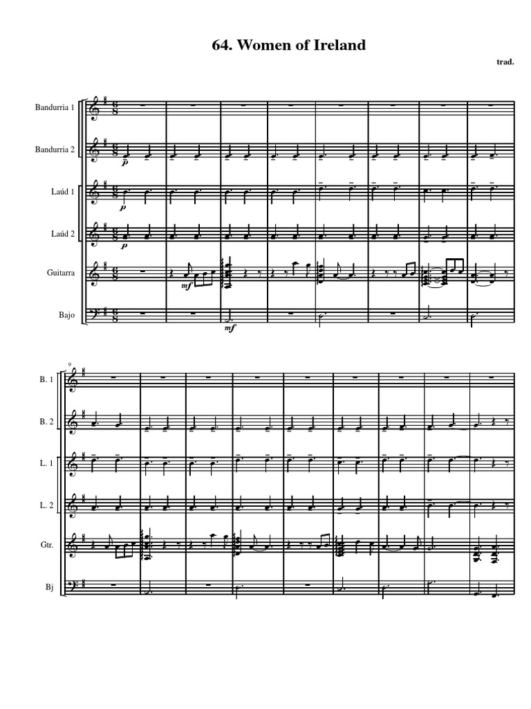 Women of Ireland (Trad. Irlanda) | PDF