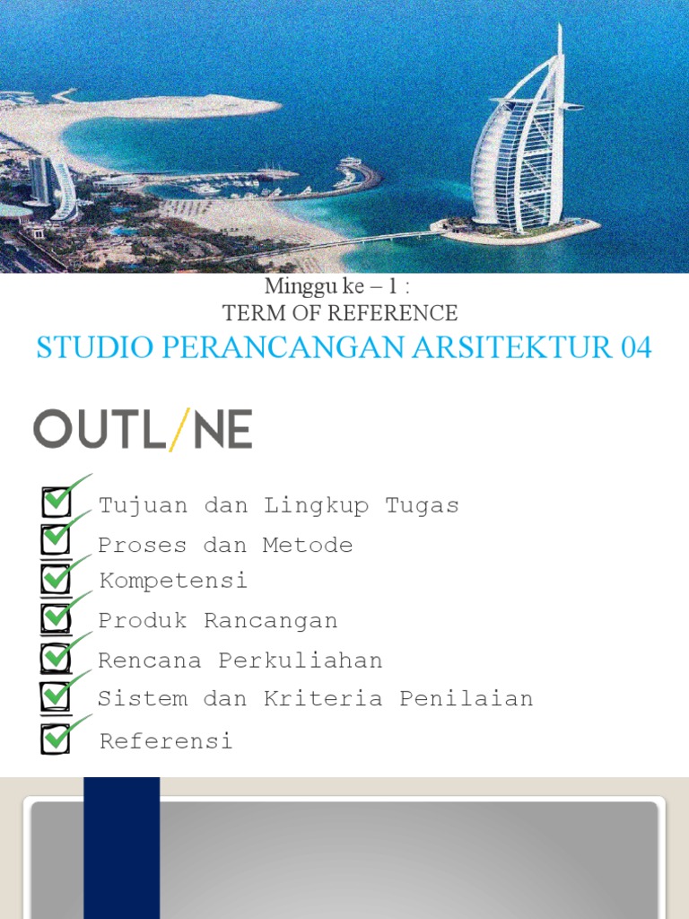 Minggu Ke-1 TOR - SPA 4 High Rise Building - Rev2 - Pta 2022 | PDF | Seni