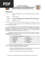 AAR Re Conduct of PNP Mental Health Program (AutoRecovered) | PDF ...