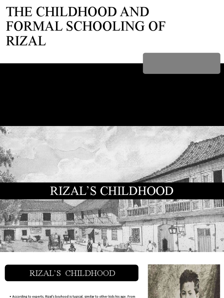 CHAPTER 3 The Childhood and Formal Schooling of Rizal PPTX 20221001 ...