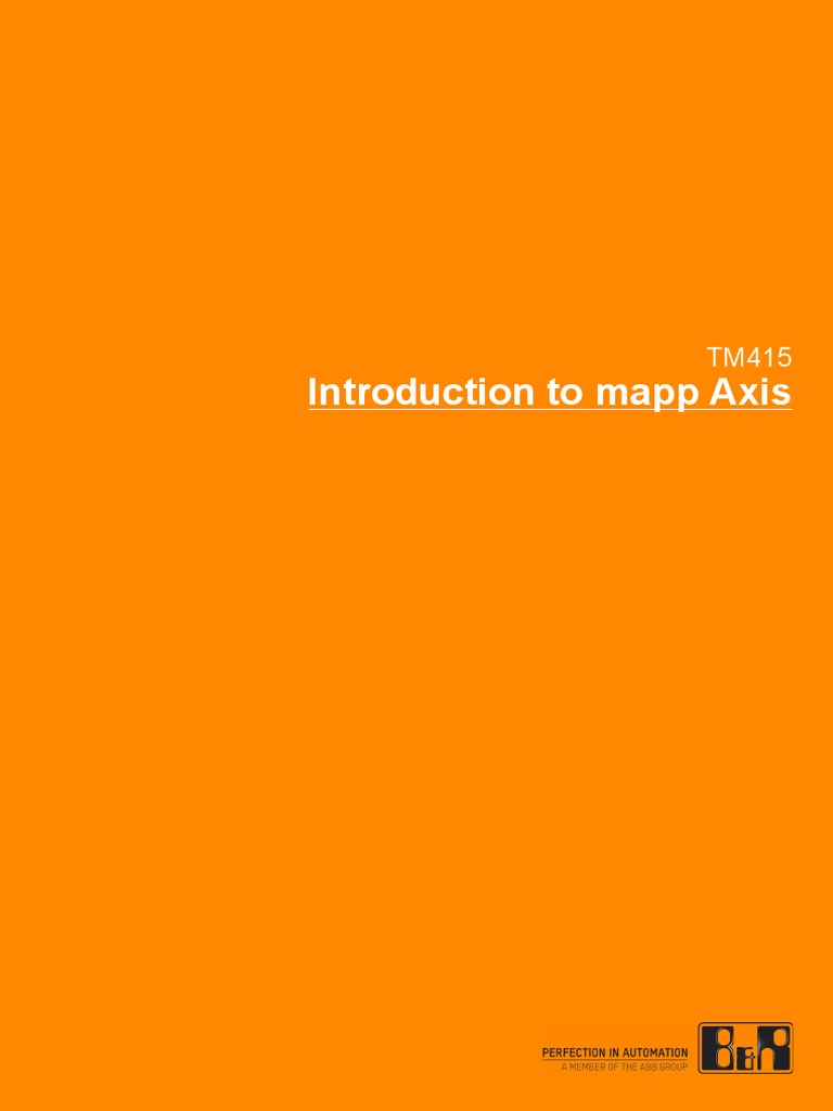 TM415TRE.491-EnG Programming Mapp Axis V2002 | Download Free PDF | Rotation Around A Fixed Axis ...