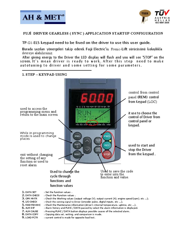 Fuji Driver Gearless English | PDF | Input/Output | Electronics
