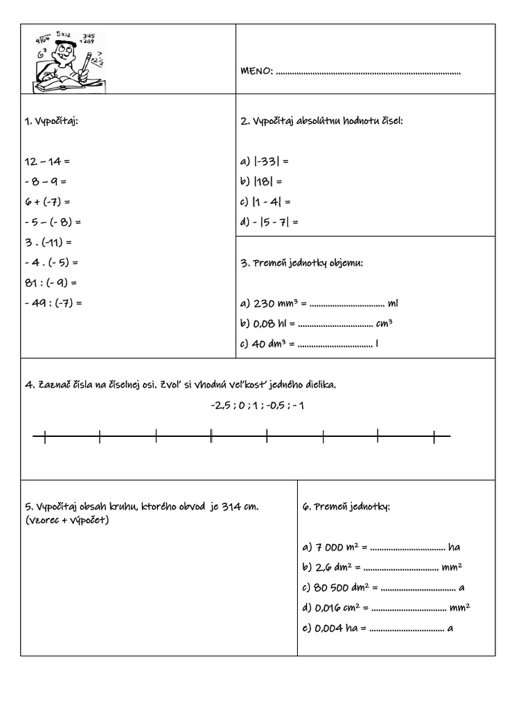 M9 - Úvodné Opakovanie Na Vstupný Test-1 | PDF