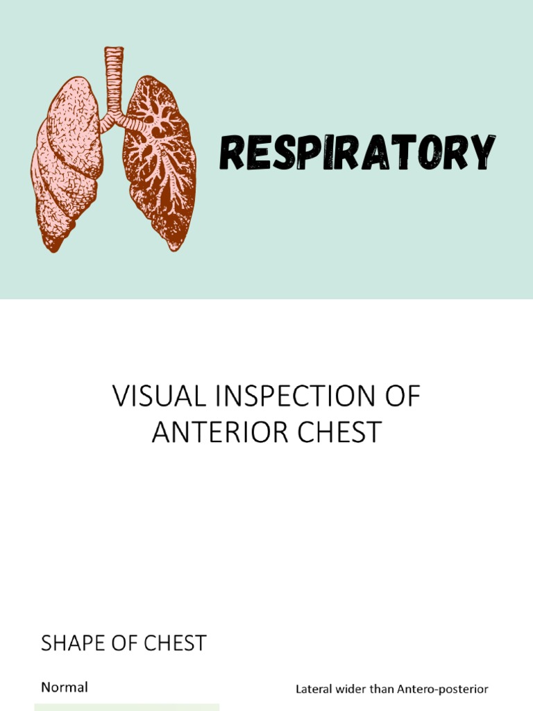 Physical Examination of Anterior and Posterior Chest Wall | PDF ...