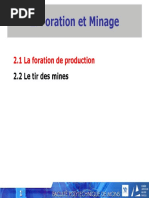 Paramètres de Forage et Tir en Mines | PDF | Pression | Distance