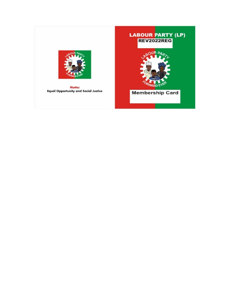 Membership Card | PDF Membership Card | PDF