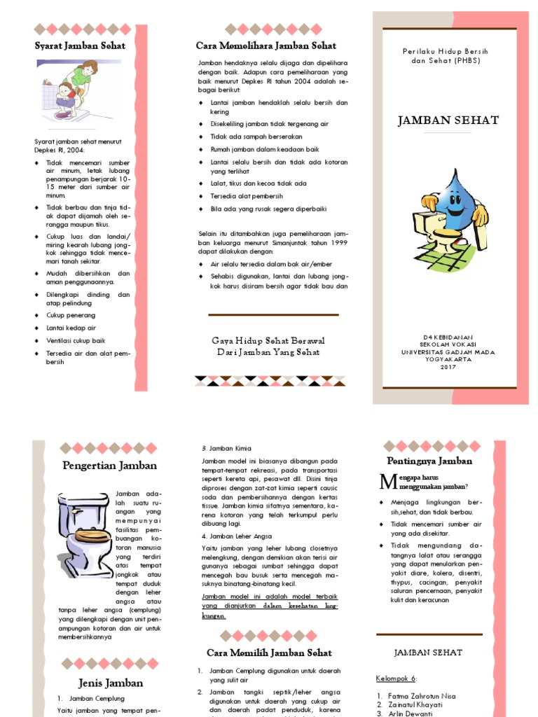 Syarat dan Pemeliharaan Jamban Sehat | PDF