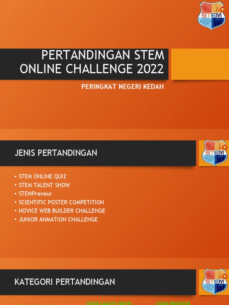 Pertandingan Stem Online Challenge 2022 | PDF