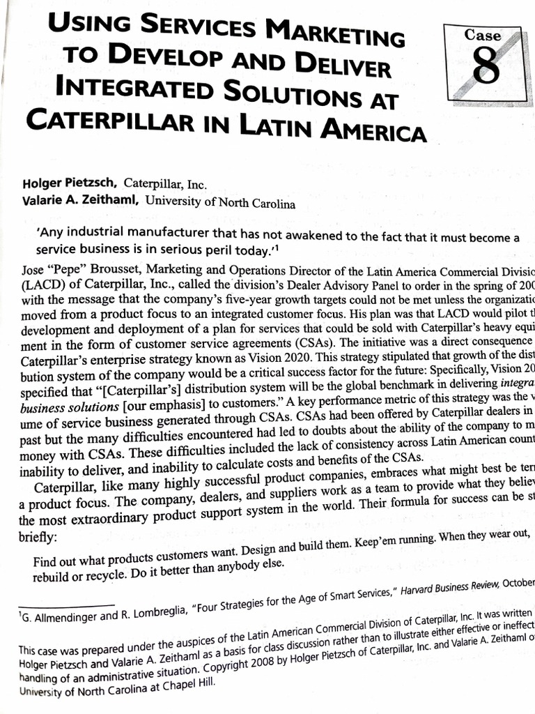 Cat Case Study | PDF