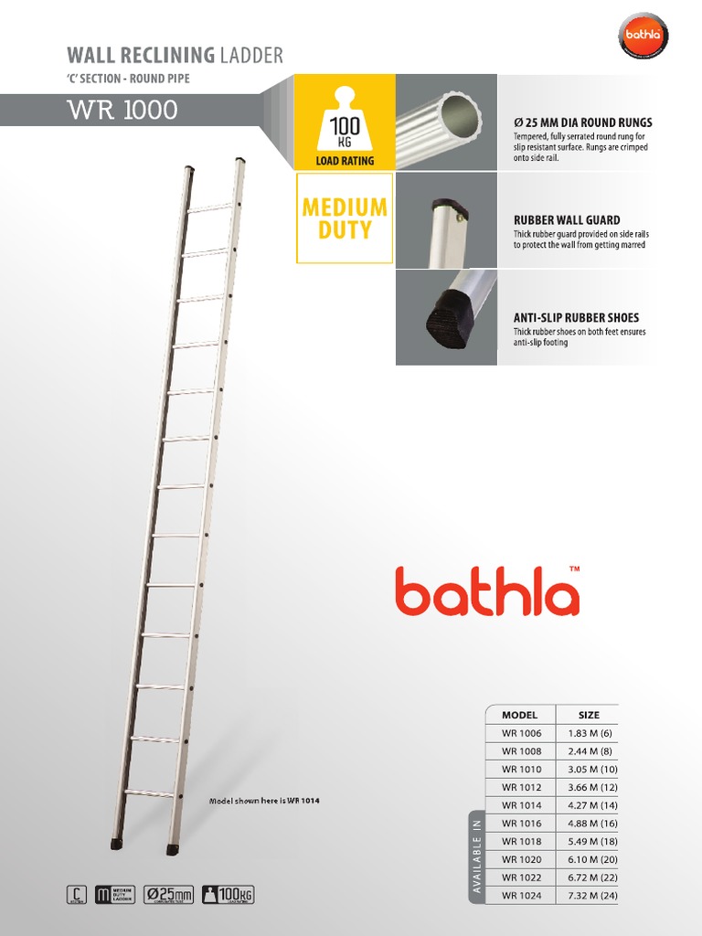 BATHLA Ladder Catalogue | PDF