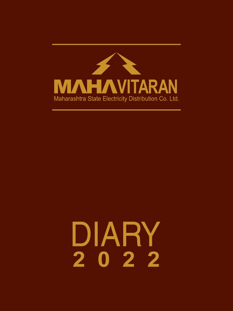 Mahavitaran Diary-2022 | PDF