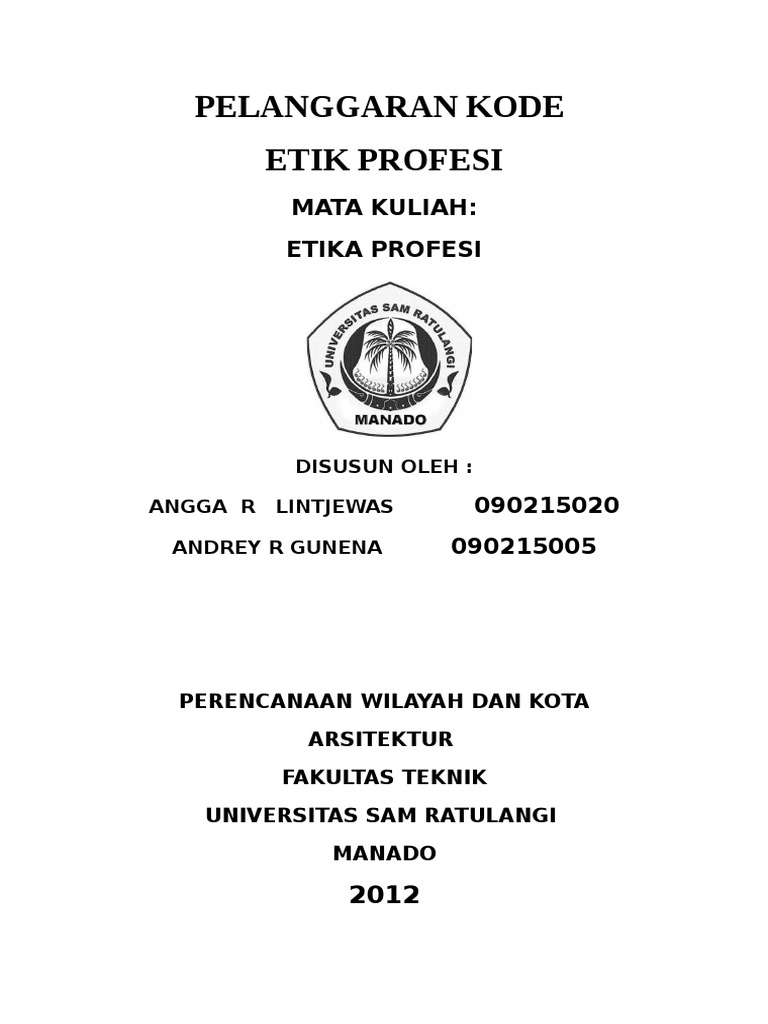 Contoh Kasus Kode Etik | PDF