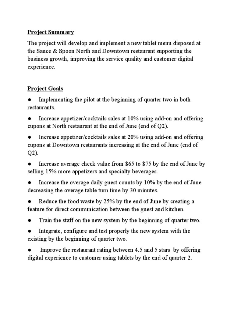 Peer-Graded Assignment Activity Create A Project Charter | PDF | Menu ...