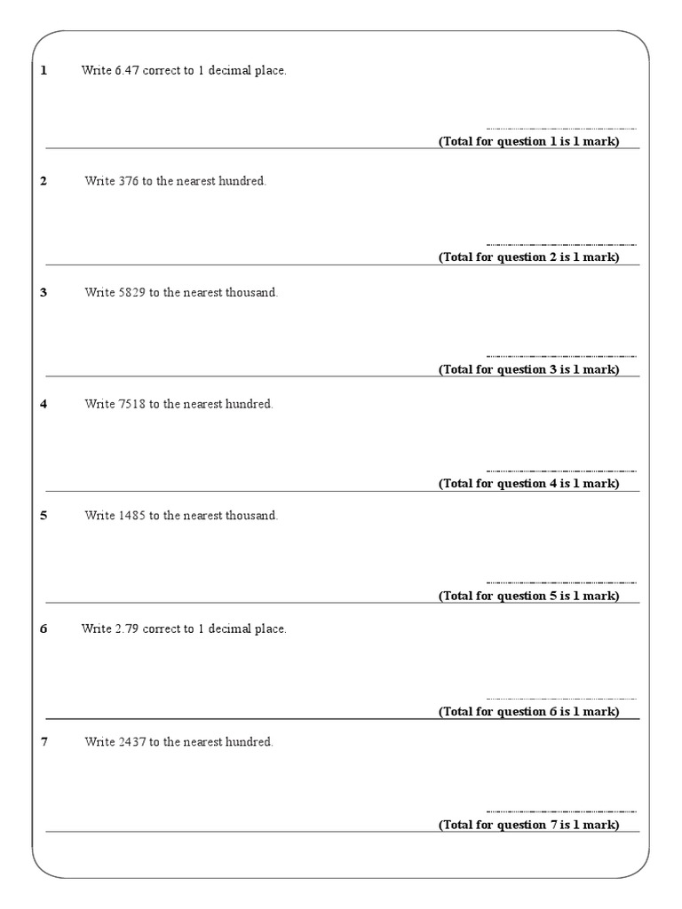 1 Rounding | Download Free PDF | Significant Figures | Numerical Analysis