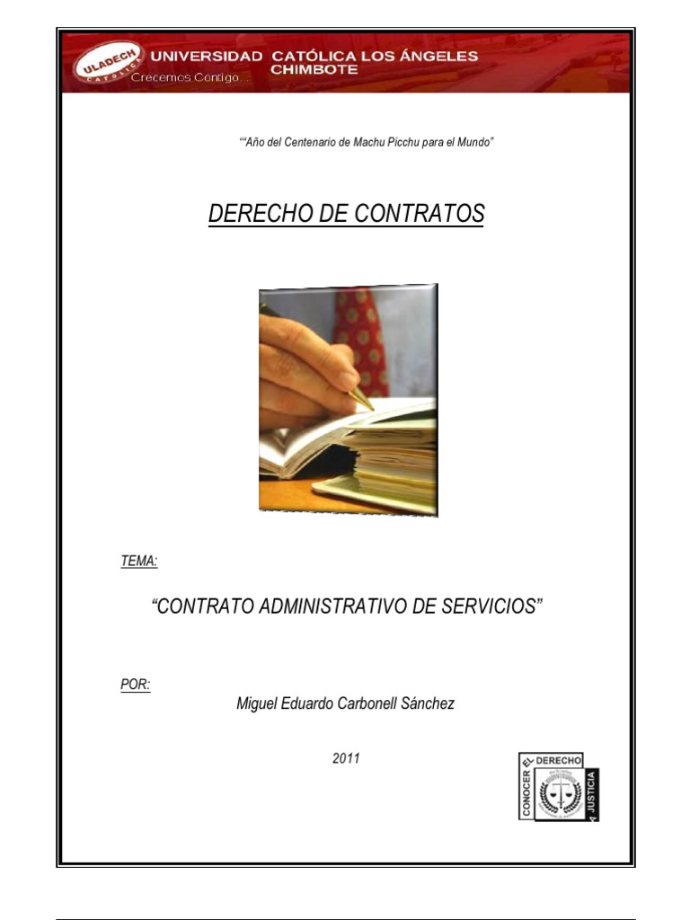 Contrato Administrativo de Servicios | PDF | Derecho laboral | Regulación