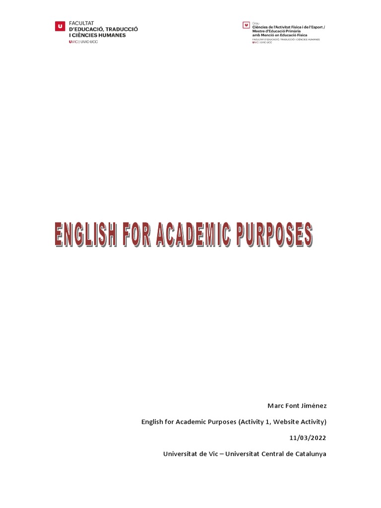 Activity 1 - Marc Font Jiménez | PDF | Educational Technology | Curriculum