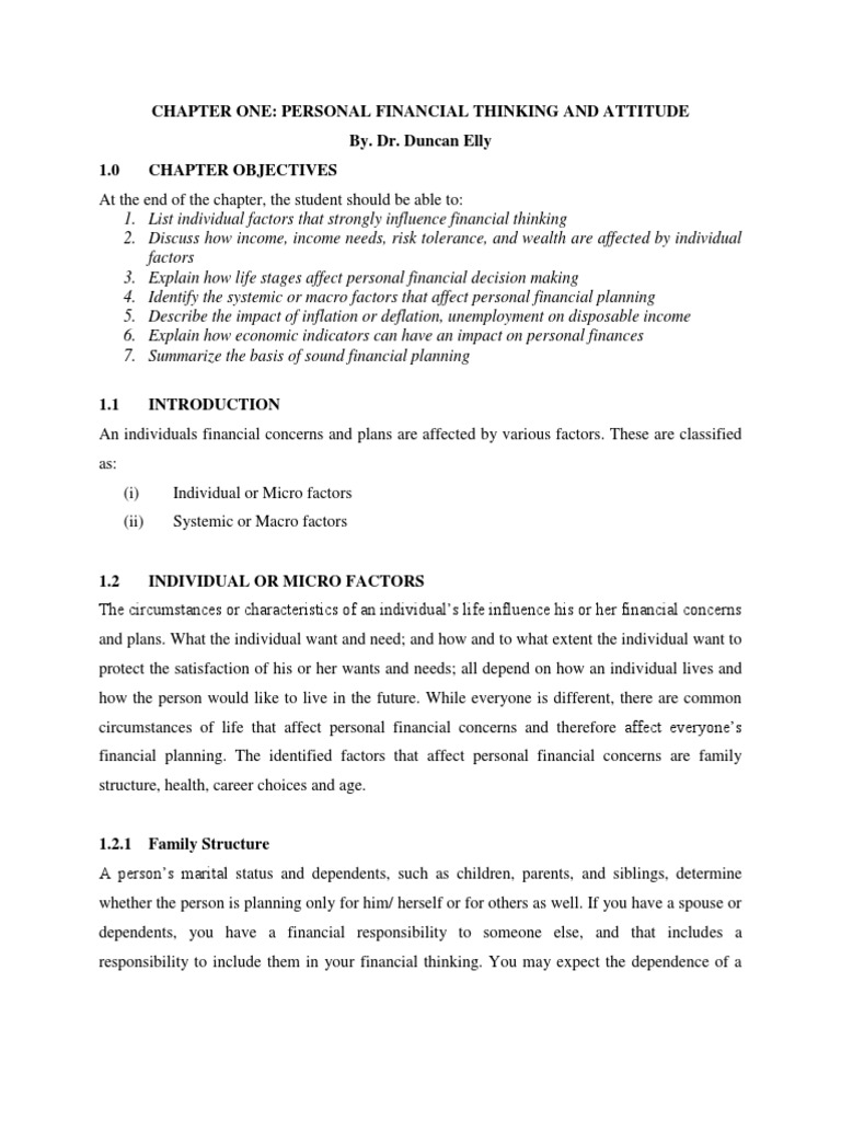 Personal Finance 1 | PDF | Career & Growth