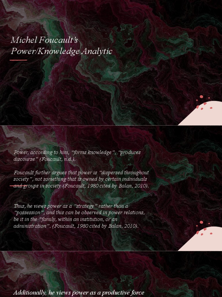 Foucault's Power/Knowledge Dynamics | PDF | Science & Mathematics