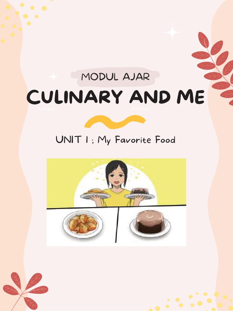 Culinary and Me | PDF | Seni & Disiplin Bahasa | Pengembangan Diri