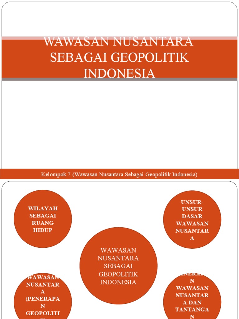 Wawasan Nusantara Sebagai Geopolitik Indonesia | PDF