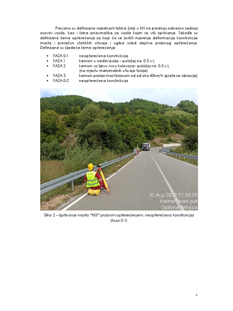 Pages From Izvjestaj o Probnom Ispitivanju - Most3 Petnjica-3 | PDF