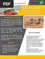 Snake Awareness Toolbox Talk | PDF | Snake